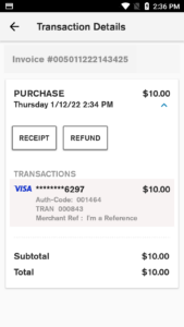 Merchant reference on your Android EFTPOS terminal
